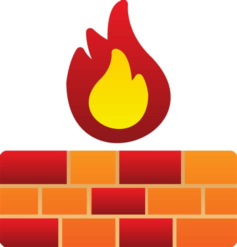 Firewall Vector Icon Design Vector Art At Vecteezy