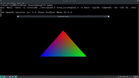 Modern Opengl Example Chastity White Rose