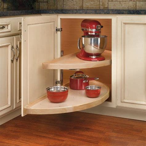 Rev A Shelf WLS Inch Diameter Half Moon Pivot And Slide Shelf Blind Corner Lazy