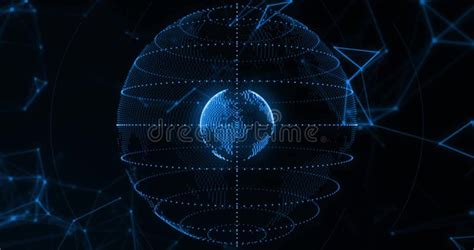 Animation Of Network Of Connections Over Globe Stock Footage Video Of Communication Online