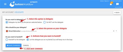 Rethink Workflow Support Delegate