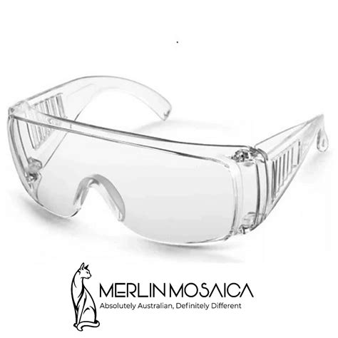 Ultralite Wraparound Safety Glasses Merlin Mosaica