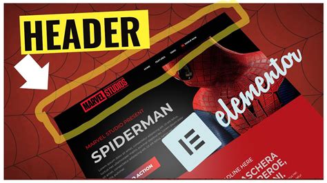 Elementor Header Tutorial Costruire Un Header Con Logo E Menu In Pochi Minuti Youtube