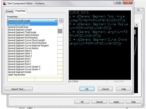Horizontal Alignment Curve Data Civil 3d And Ldd Autocad Forums