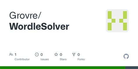 github grovre wordlesolver