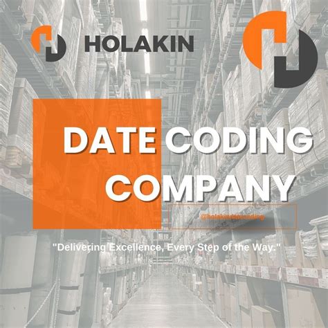Holakin Date Coding On Linkedin Date Coding And Marking Services Play