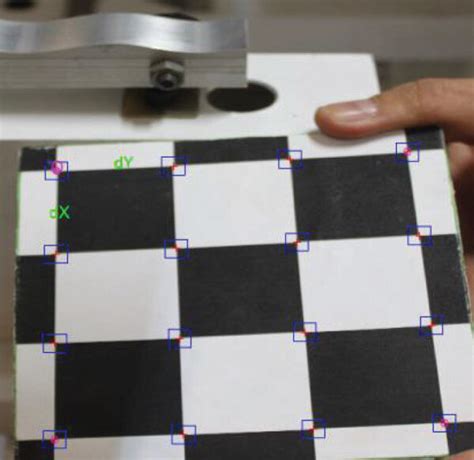 Calibration Of The Cms A The Calibration Checkerboard Plane B Download Scientific Diagram