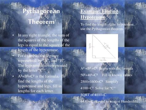 PPT Pythagorean Theorem Classifying Triangles Right Triangles PowerPoint Presentation ID