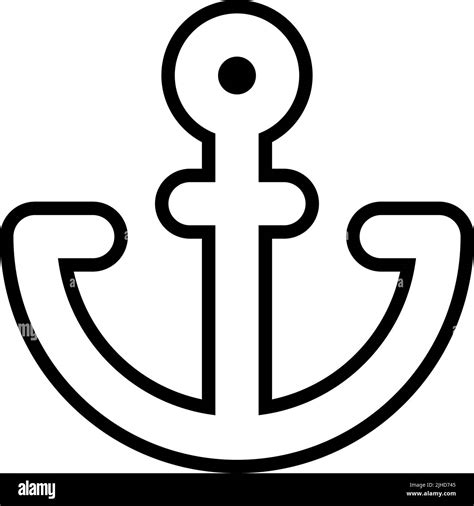 Basic Ui Anchor Stock Vector Image Art Alamy