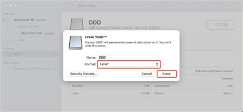 How To Format An USB Flash Drive To FAT32 Or ExFAT On Mac