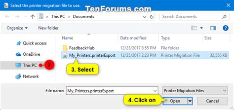 backup and restore printers in windows tutorials