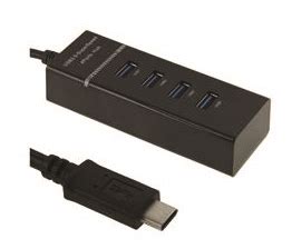 Port USB Type C Hub Cyber Computer Shop