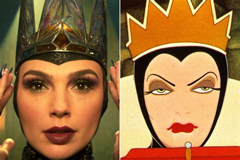 See The Snow White Live Action Cast Vs Animated Characters