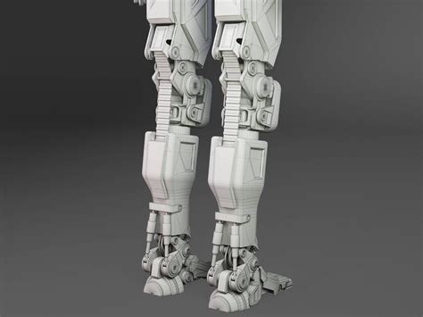 Chappie Robot 3d Model 199 3ds C4d Fbx Lwo Max Obj Free3d