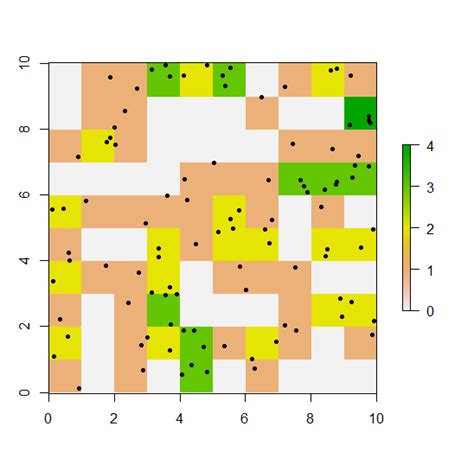 Spatial R How Can I Count How Many Points Are In Each Cell Of My Grid Stack Overflow