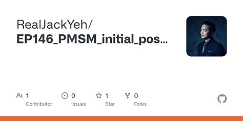 GitHub RealJackYeh EP PMSM Initial Position