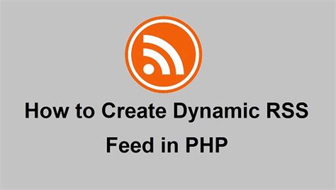 Creating Valid Rss Feed In Php Webslesson