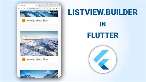 listview builder tutorial the most perfomant way to build scrollable lists in flutter youtube