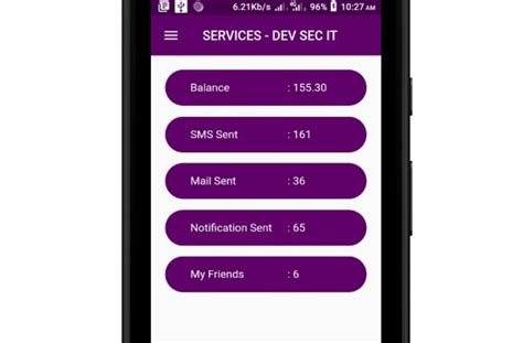 SMS Email Notification Sender Flutter Ui