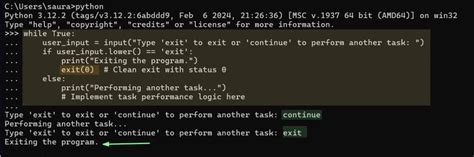 Exit Function In Python