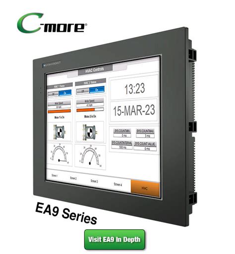 c more cm5 and ea9 series touch panels automationdirect