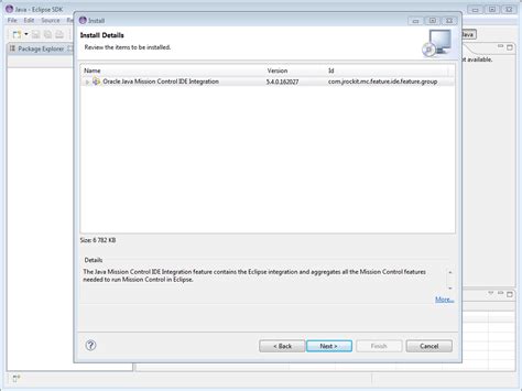 Oracle Java Mission Control Update Site Instructions