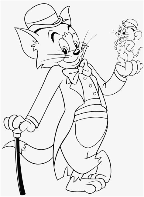 Tom Jerry رسومات للتلوين 🐭 Pepelt