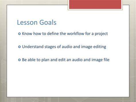 Unit 202 Lesson 7 Workflow Ppt