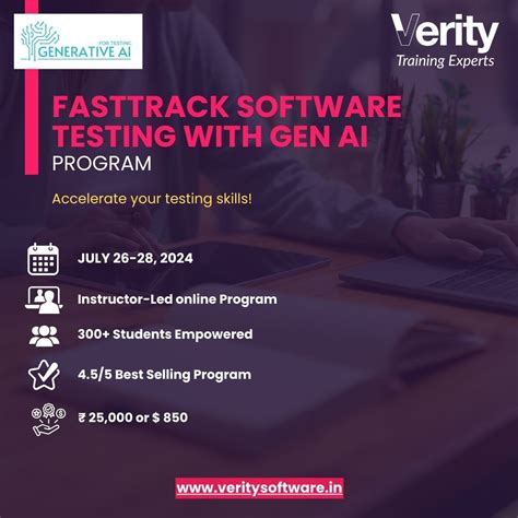 verity software on linkedin 🚀 fasttrack software testing with gen ai 🚀