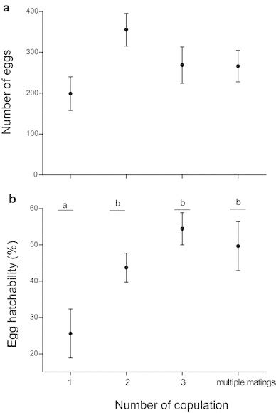 Effect Of Mating Frequency On The Number Of Eggs A And Egg Download Scientific Diagram