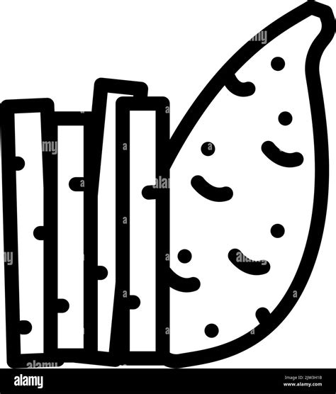 Red Potato Line Icon Vector Illustration Stock Vector Image And Art Alamy