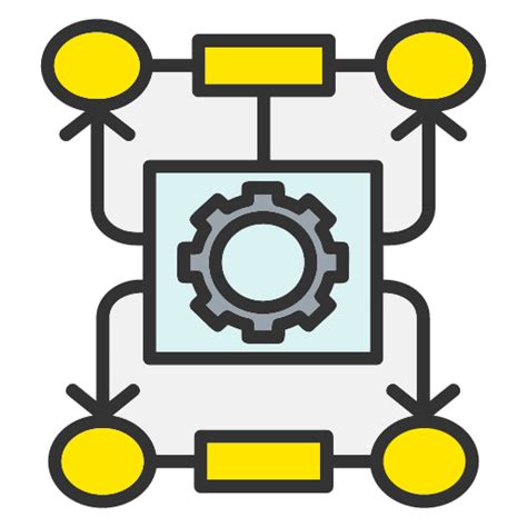 Algorithm Icon Flow Icon Diagram Icon Flowchart Icon Workflow Icon