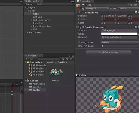 Unity 2d教程 骨骼动画：创建动画unity 2d 骨骼动画 偏移 Csdn博客