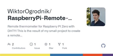 GitHub WiktorOgrodnik RaspberryPi Remote Thermometer Remote Thermometer For Raspberry PI Zero