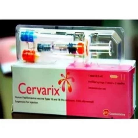 Gsk Cervarix Injection Treatment Anti Cancer Injection Human Papillomavirus Packaging Type