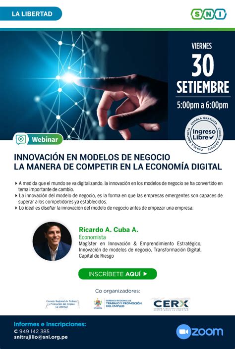 Webinar Innovaci N En Modelos De Negocio La Manera De Competir La Econom A Digital