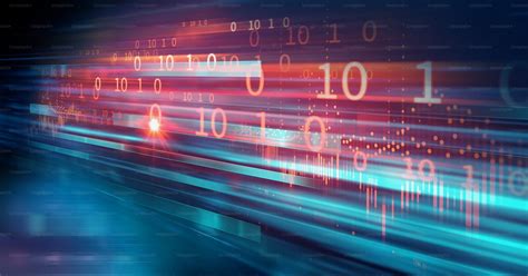 Abstract Defocus Digital Technology Backgroundrepresent Big Data And