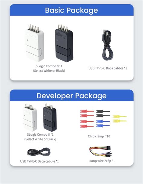 4 in 1 usb logic analyser slogic combo 8 risc v logic analyser
