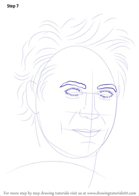 Learn How To Draw Robert Downey Jr Celebrities Step By Step Drawing