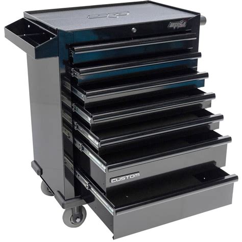 Roller Cab Empty Black Custom Series 7 Drawer Hoenderop