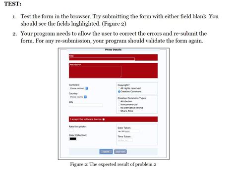 Solved You Will Create Javascript Prevalidation For The Form