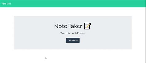 GitHub Maayazed Note Taker Note Taker Is A Web Application That Enables Users To Add View
