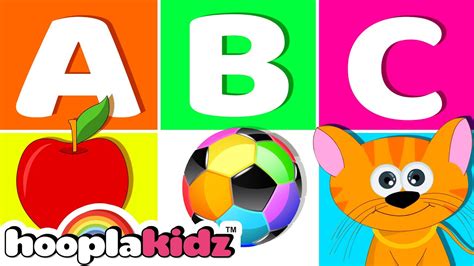 Alphabet Song For Kids | Learn ABC | HooplaKidz Kids Songs - YouTube