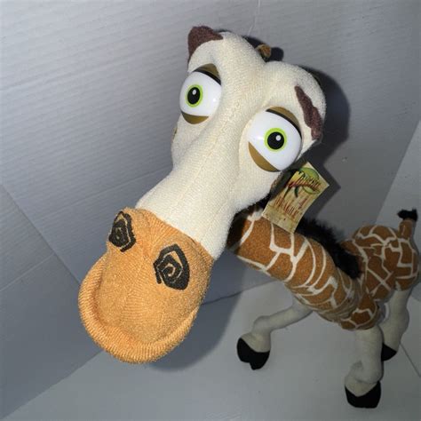 Dreamworks Madagascar 24” Melman The Giraffe Plush 2004 Nanco Posable
