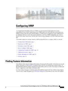 Configuring VRRP Cisco Configuring Vrrp Cisco Pdf PDF PRO