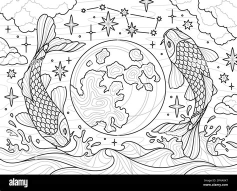 Fish Zentangle Concept Stock Vector Image And Art Alamy