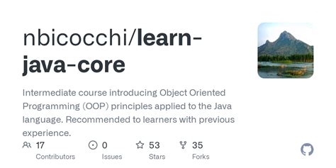 Learn Java Core README Md At Main Nbicocchi Learn Java Core GitHub