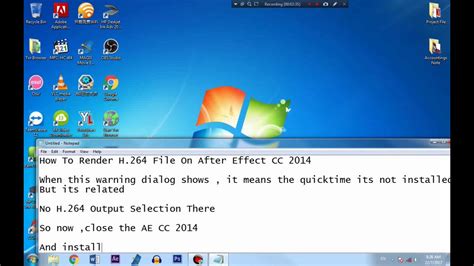 How To Export Mp4 H 264 File On After Effect CC 2014 YouTube