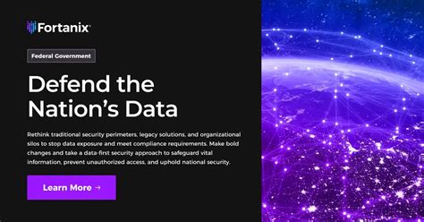 Data First Zero Trust Security For Critical Government Data Fortanix