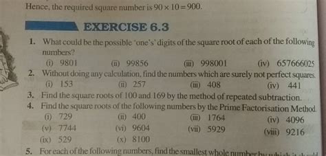 Without Doing Any Calculation Find The Numbers Which Are Surely Not Perf